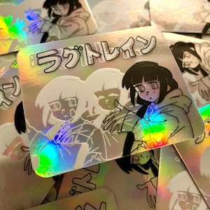 Lagtrain 3 Holographic Vinyl Sticker Vocaloid Kaai Yuki Inabakumori - Etsy