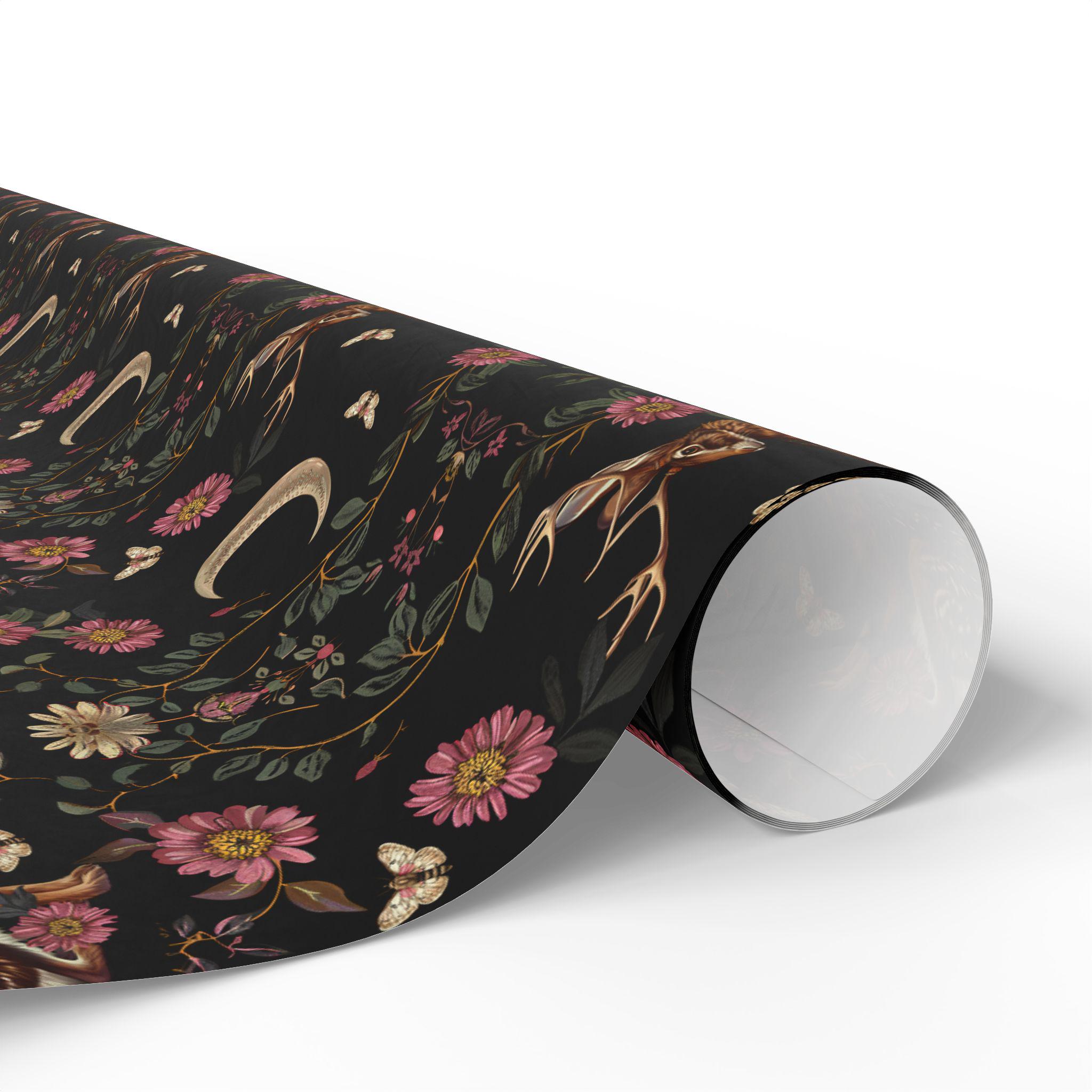 Mythical Creature Jackalope Moon Wrapping Paper, Custom Designs, Luxury ...
