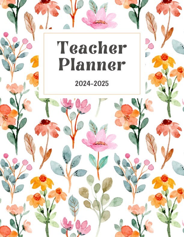 Teacher Planner 2024-2025, Teacher Weekly Planner, Teacher Monthly ...