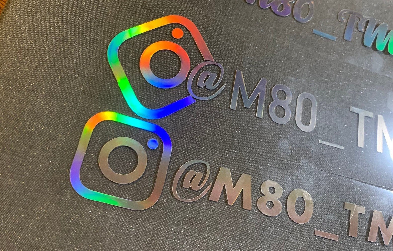 Car Decal stickers Instagram/Snapchat username | Etsy