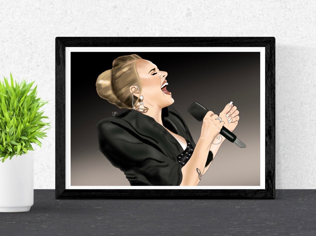 Adele Art Print Adele Print Adele Poster Adele Art - Etsy