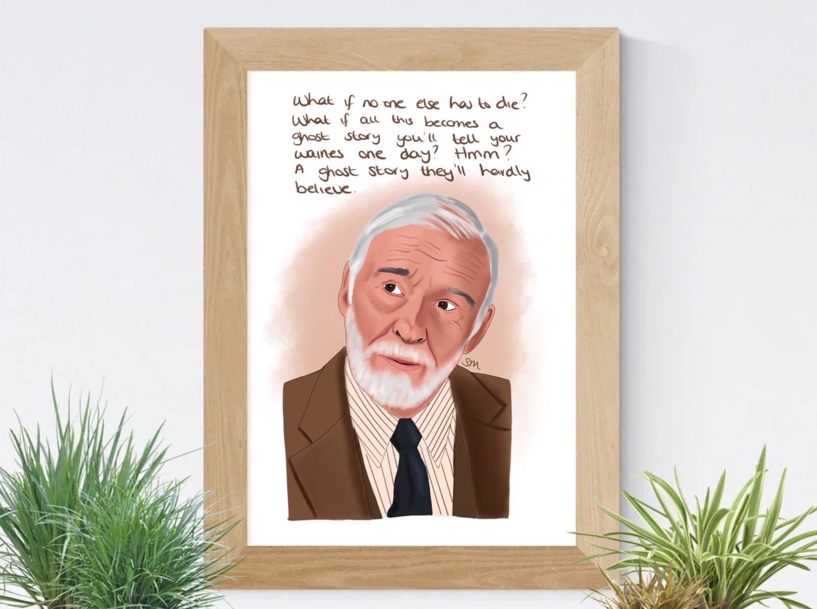 Granda Joe Derry Girls Art Print | Derry Girls Poster | Granda Joe ...