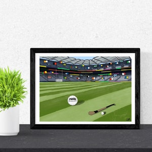 GAA Croke Park Art Print Gaelic Art Print Croke Park Art GAA Poster ...