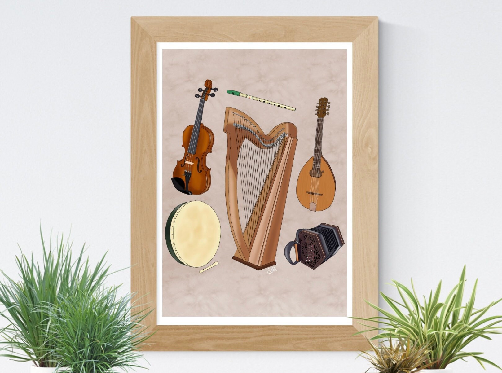Irish Traditional Music Art Print | Irish Trad Music Print | Irish ...