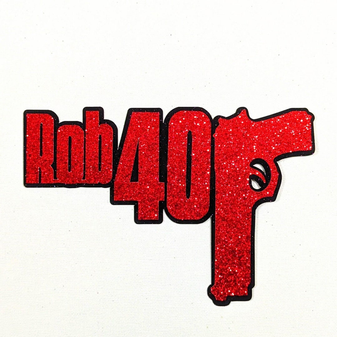 Sopranos Mafia Themed Cake Topper Glitter Personalised 7 X 5.5 in Free ...