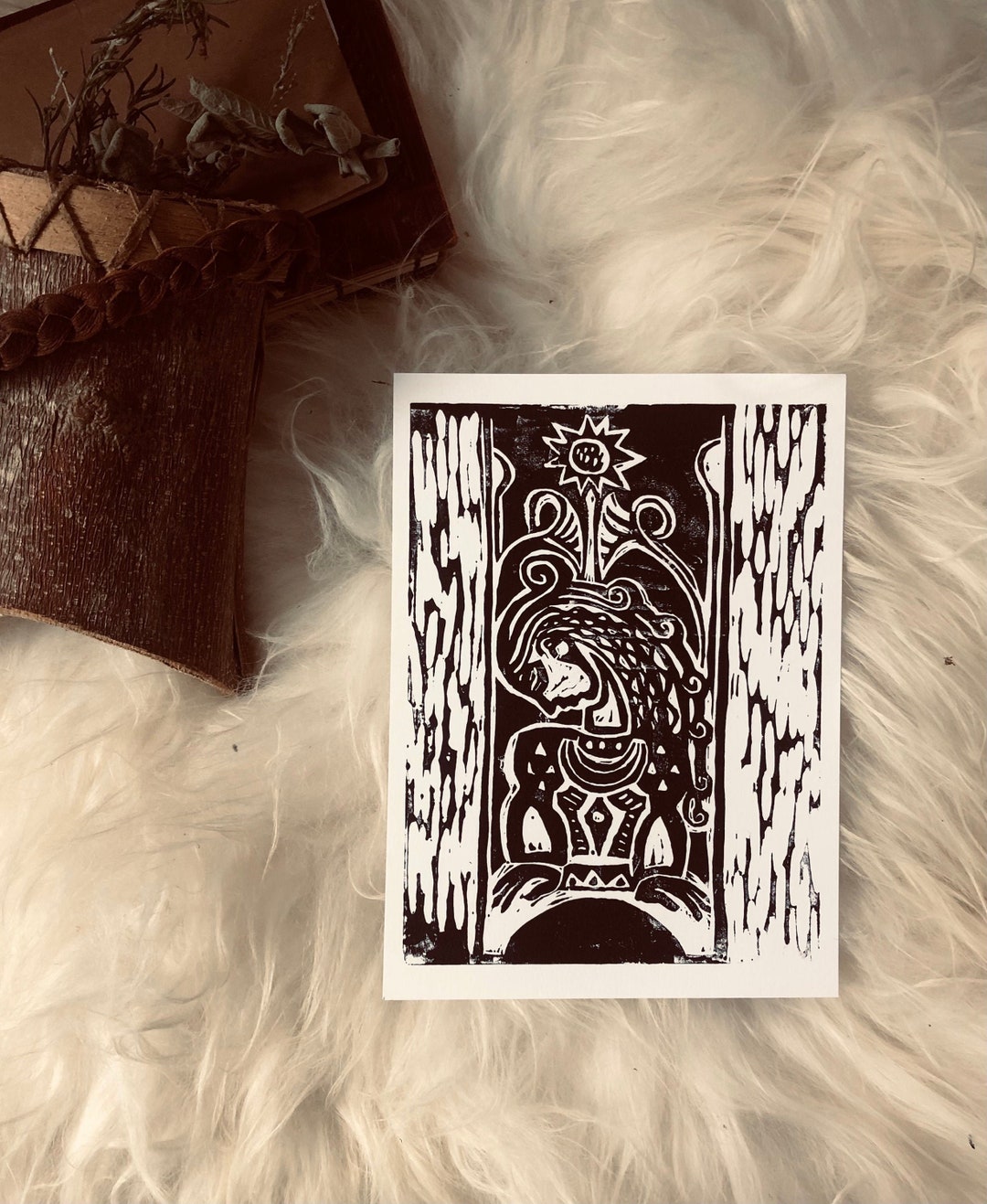 Celtica Large Block Print Design Individual Archival Art Print Version ...