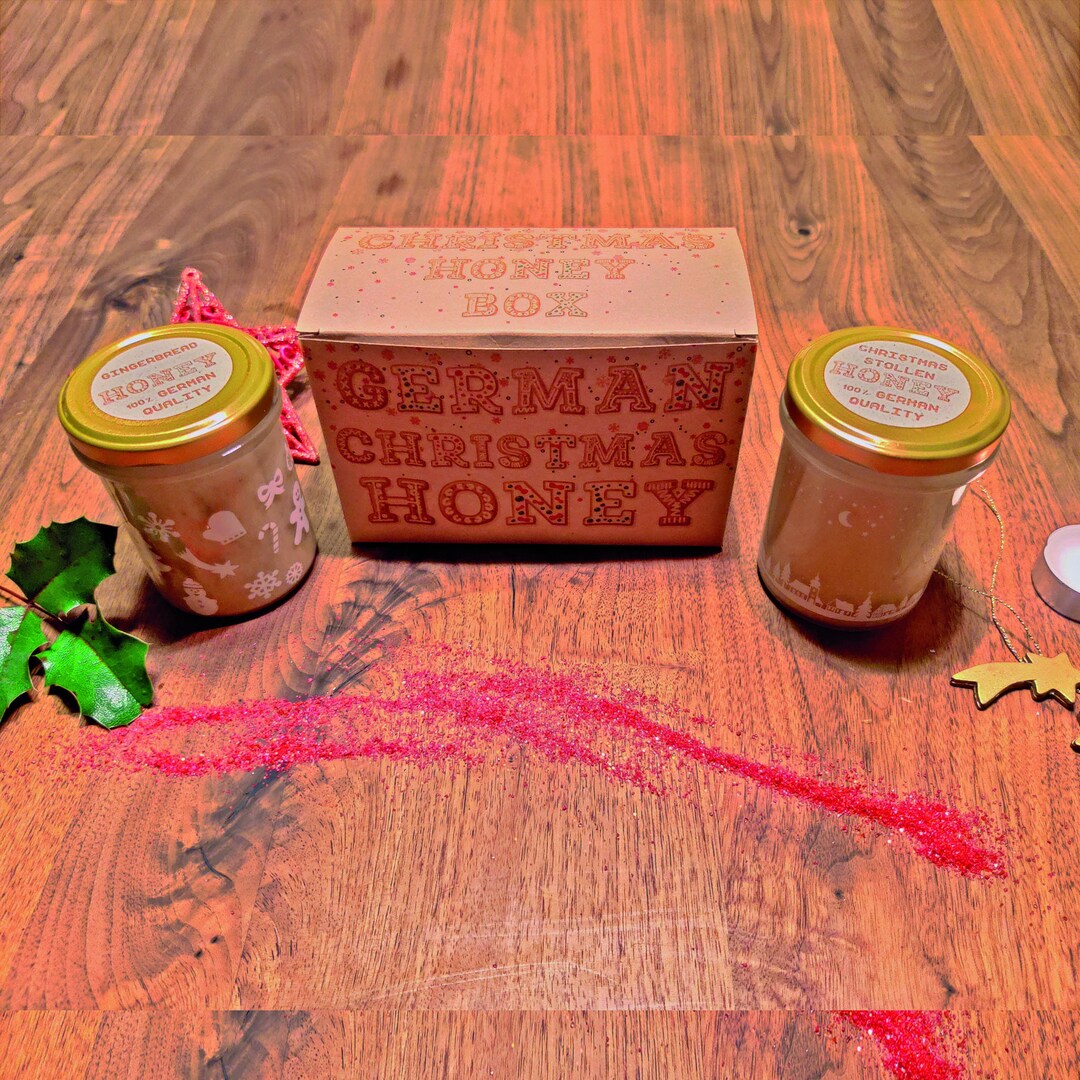 German Christmas honey set, gift, quality honey, honey creation, Hanse ...