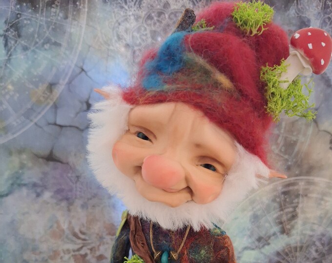 Goblin, Cold Porcelain Goblin, Ooak Art Doll, Fantasy Art Doll, Forest ...
