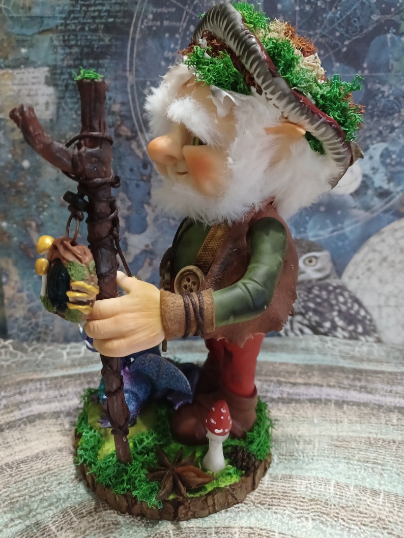 Duende, Duende del Bosque, Forest creature, Hecho a mano, Fantasy art ...