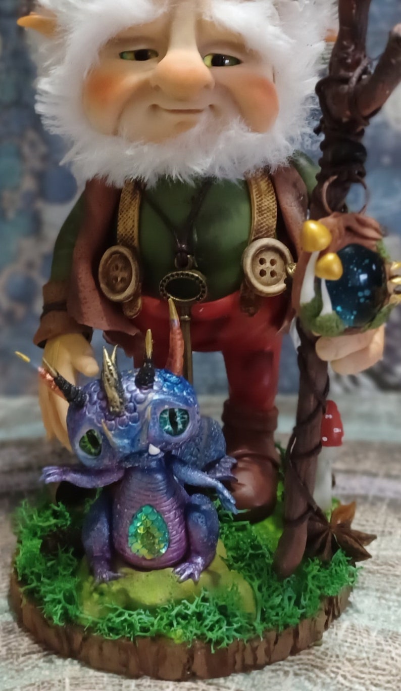 Duende, Duende del Bosque, Forest creature, Hecho a mano, Fantasy art ...