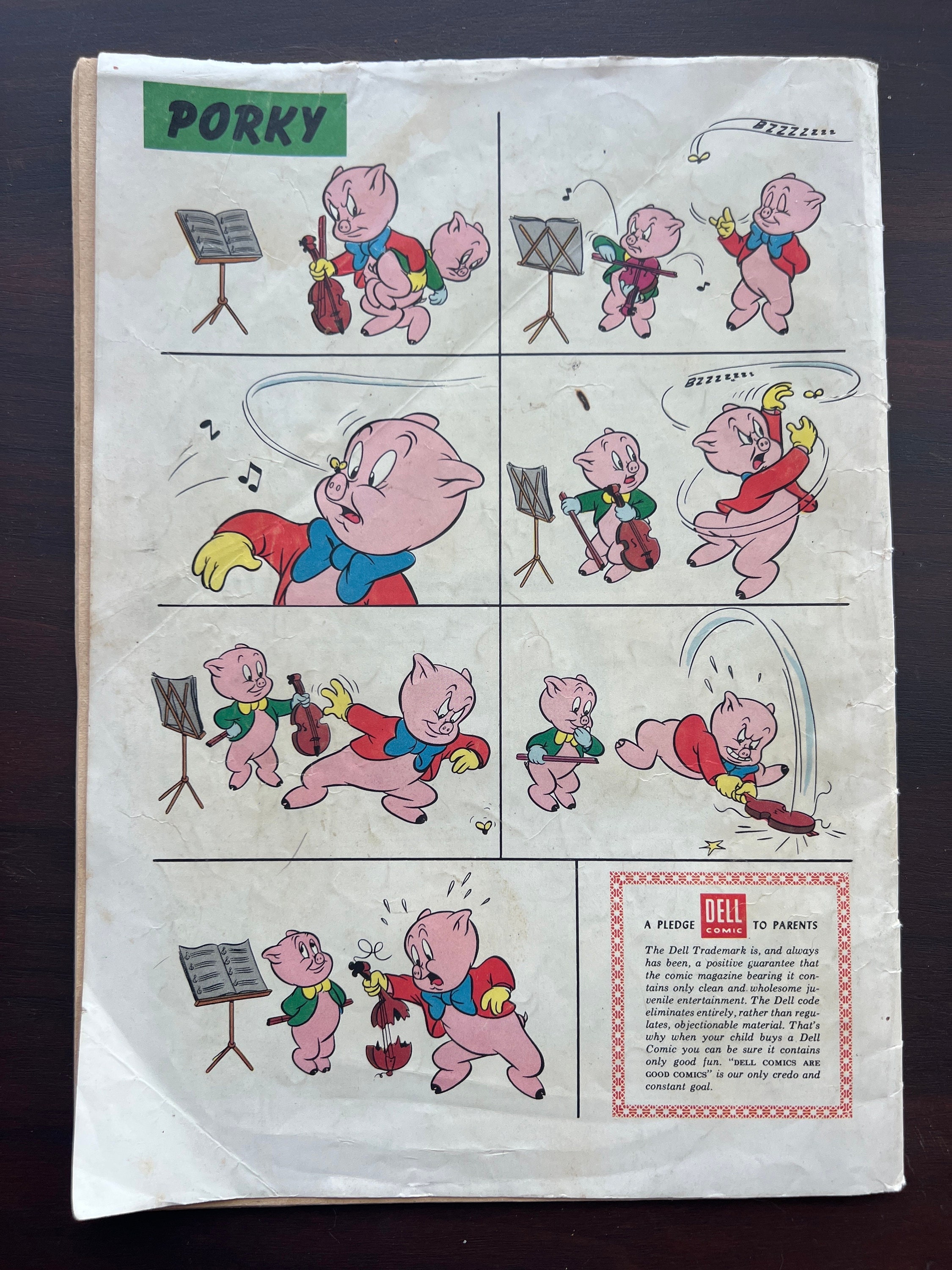 Vintage Porky Pig Comic Book. 1942 Series, Dell Comics #42 - Etsy