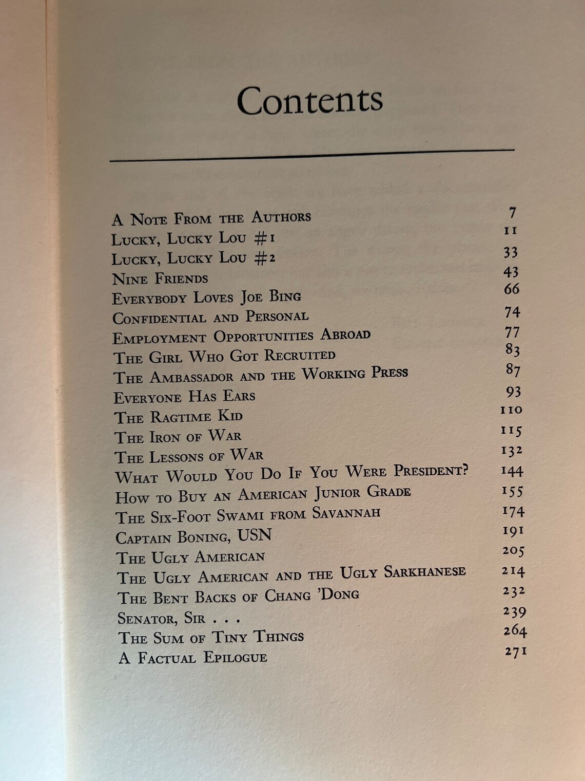 Vintage 1958 Printing of the Ugly American by William Lederer, Eugene ...