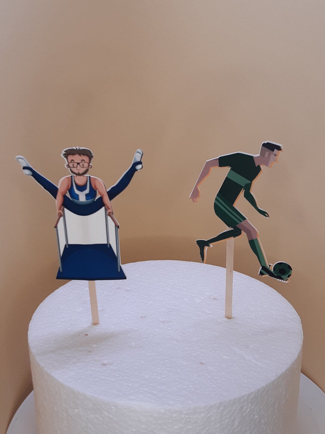 Unique, Individually Edible Cake Topper Made of Fondant Premium Paper ...