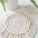 Macrame Table Mat - Etsy UK