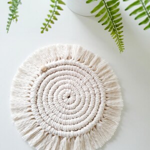 Macrame Table Mat - Etsy UK