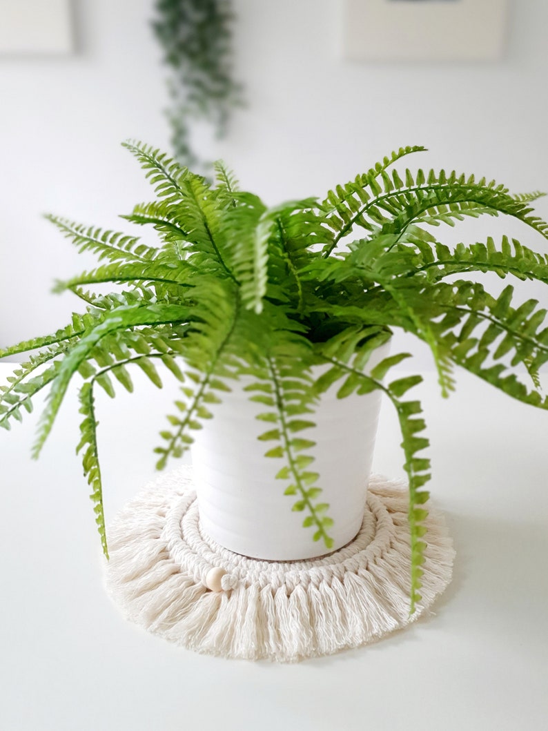 Macrame Table Mat - Etsy UK
