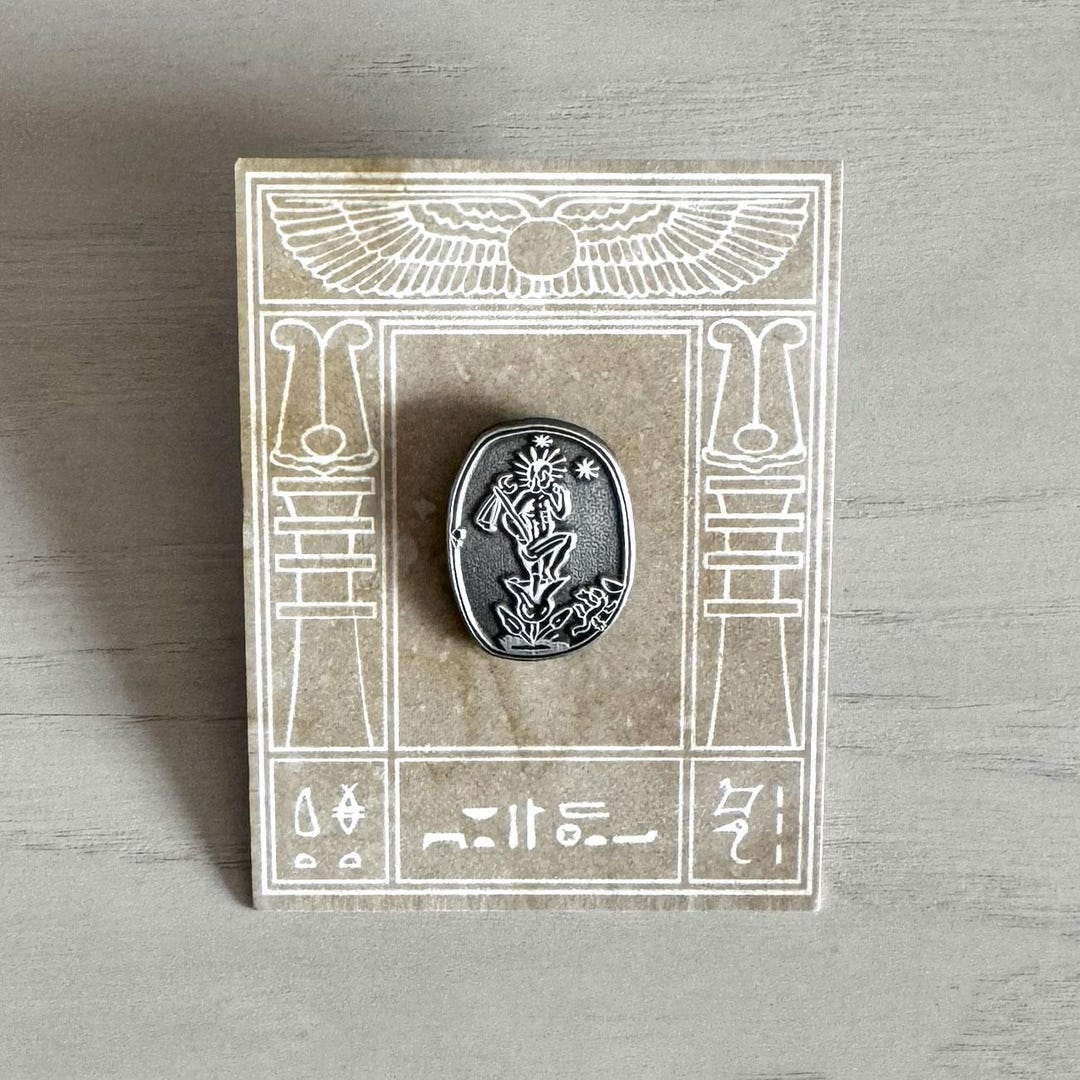Harpocrates Ancient Gnostic Magical Gem Die Struck Metal Pin Badge - Etsy