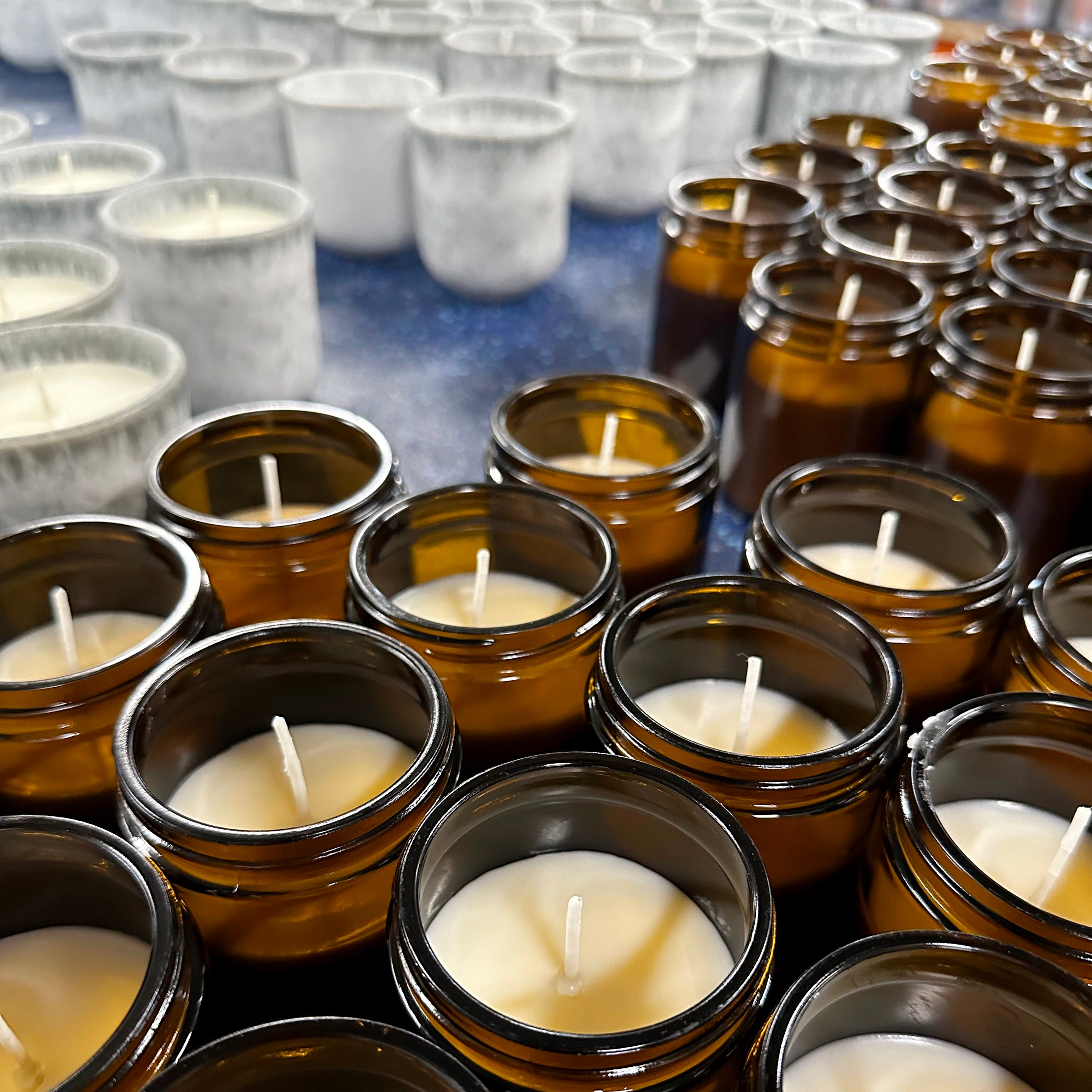 Three Wick 100% Essential Oil Plant Wax Massage Candle - Relaxation - Etsy