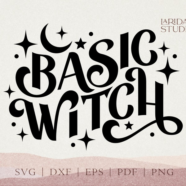 Basic Witch Svg - Etsy