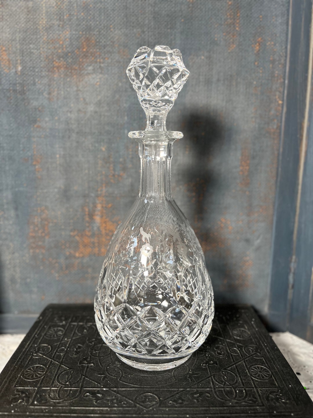 Rogaska Crystal GALLIA Decanter & Stopper | Excellent Condition ...