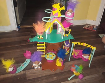 Vintage Troll House - Etsy