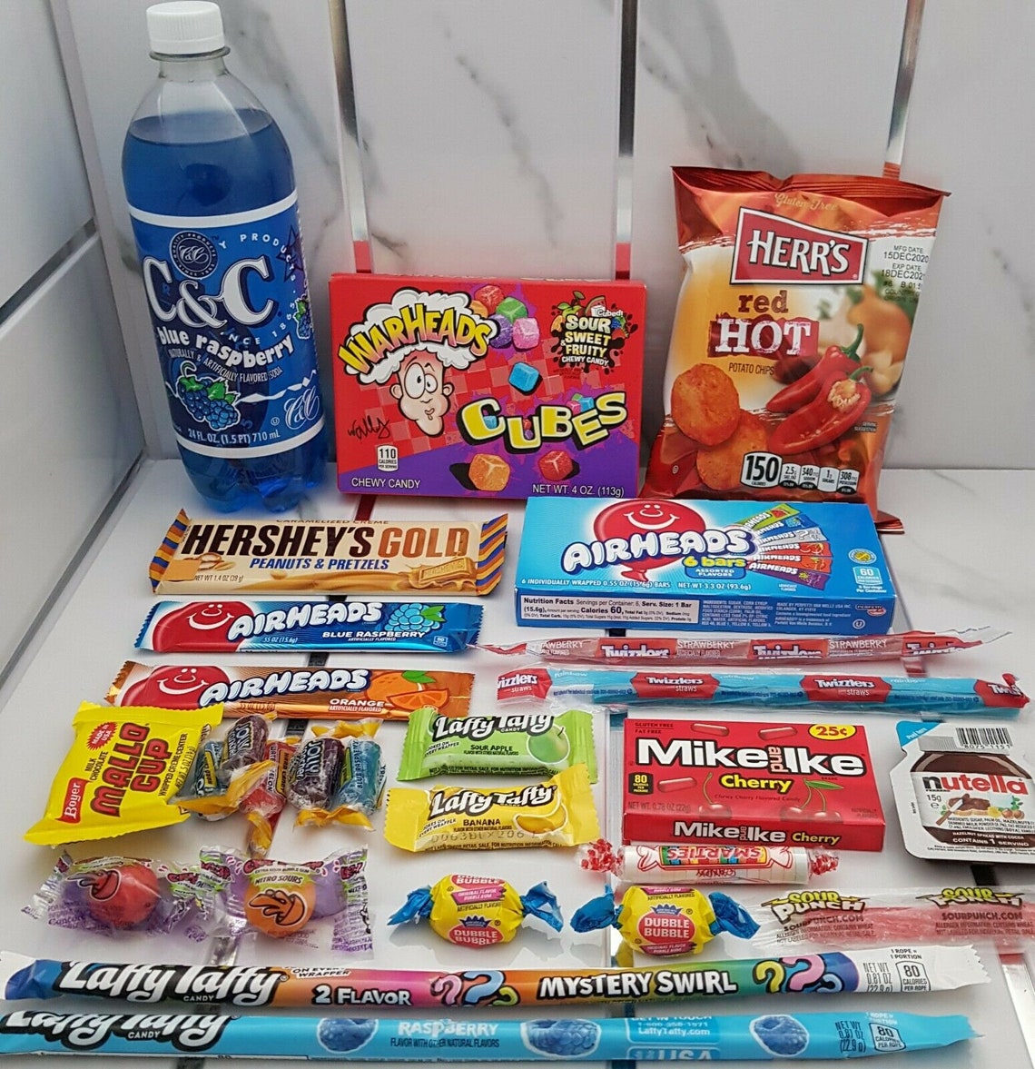 BOSTON BOX American Candy and Sweets Gift Box American | Etsy