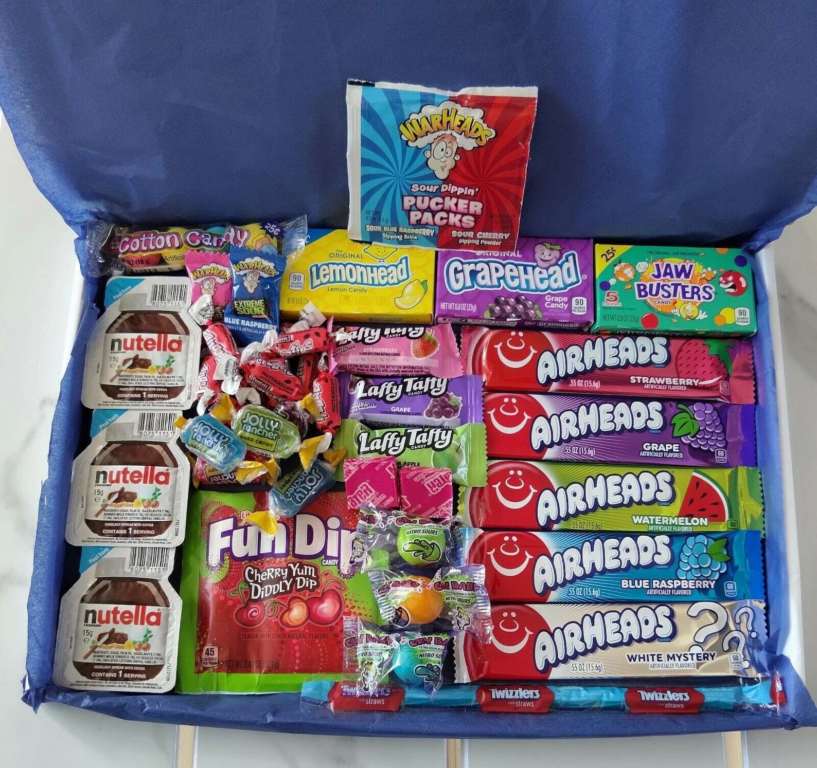 America Candy and Nutella Box Mystery Airheads Box USA | Etsy
