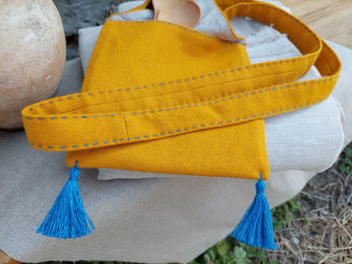 Medieval Bag Medieval Pilgrim Bag Pilgertasche 15th Century - Etsy