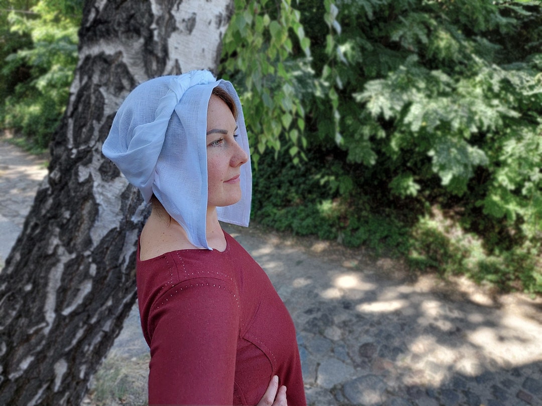Medieval Ladies Coif, Medieval Linen Cap, 15th Century Coif ...
