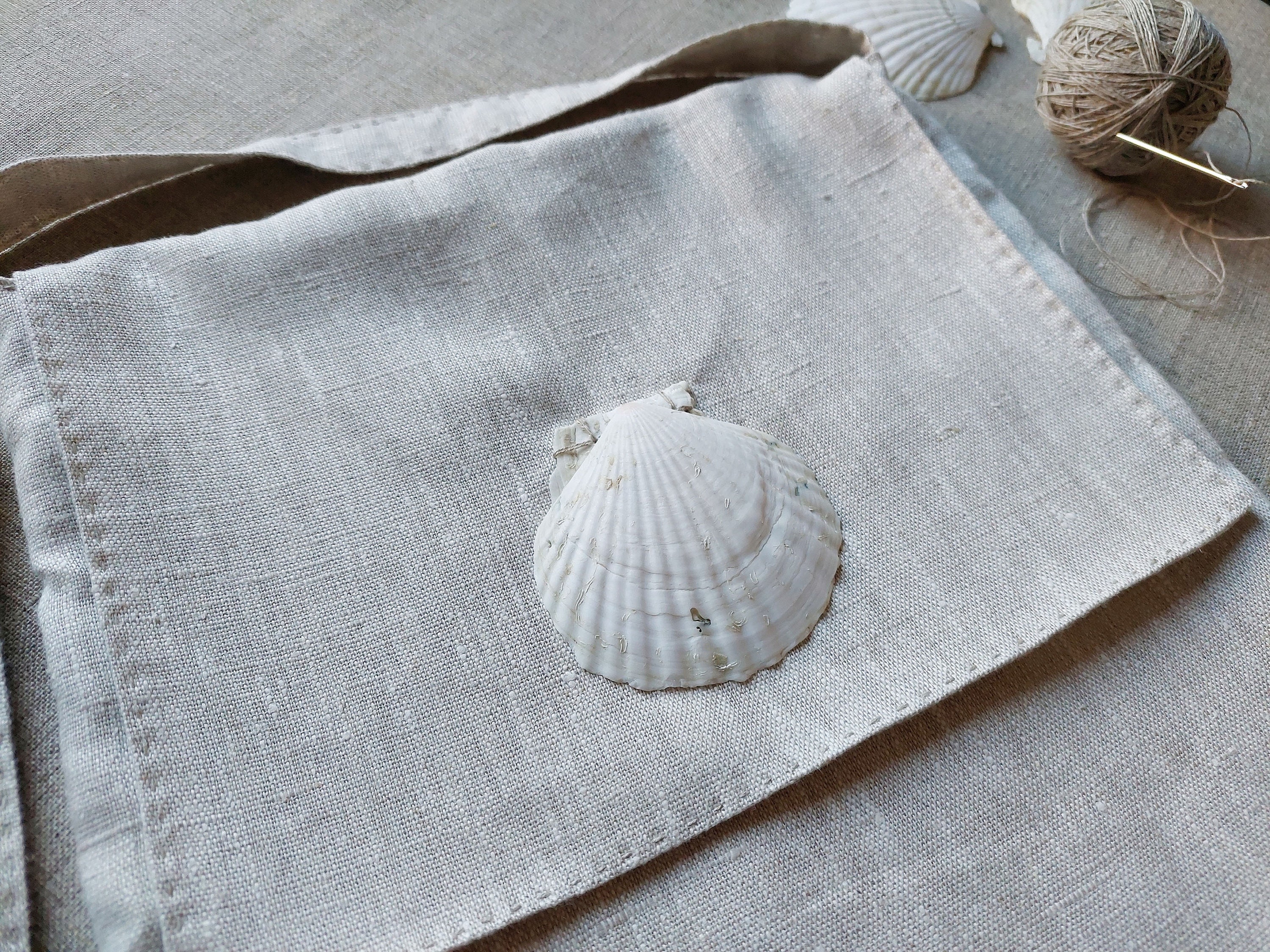 Medieval Linen Bag, Linen Bag for Reenactors, Historical Shoulder Bag ...