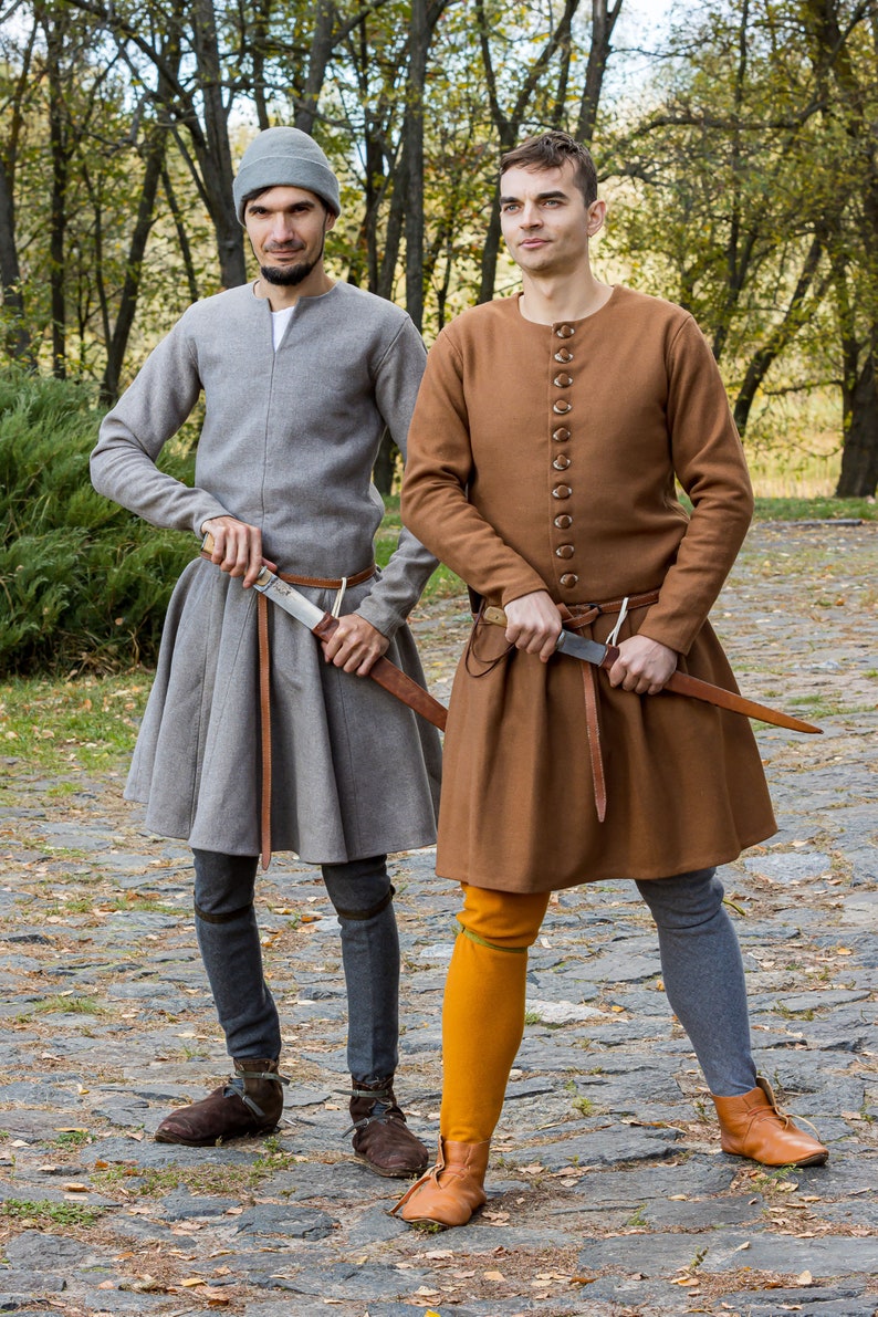 Men's Woolen Cotehardie or Kirtle for 14th 15th Century - Etsy Australia
