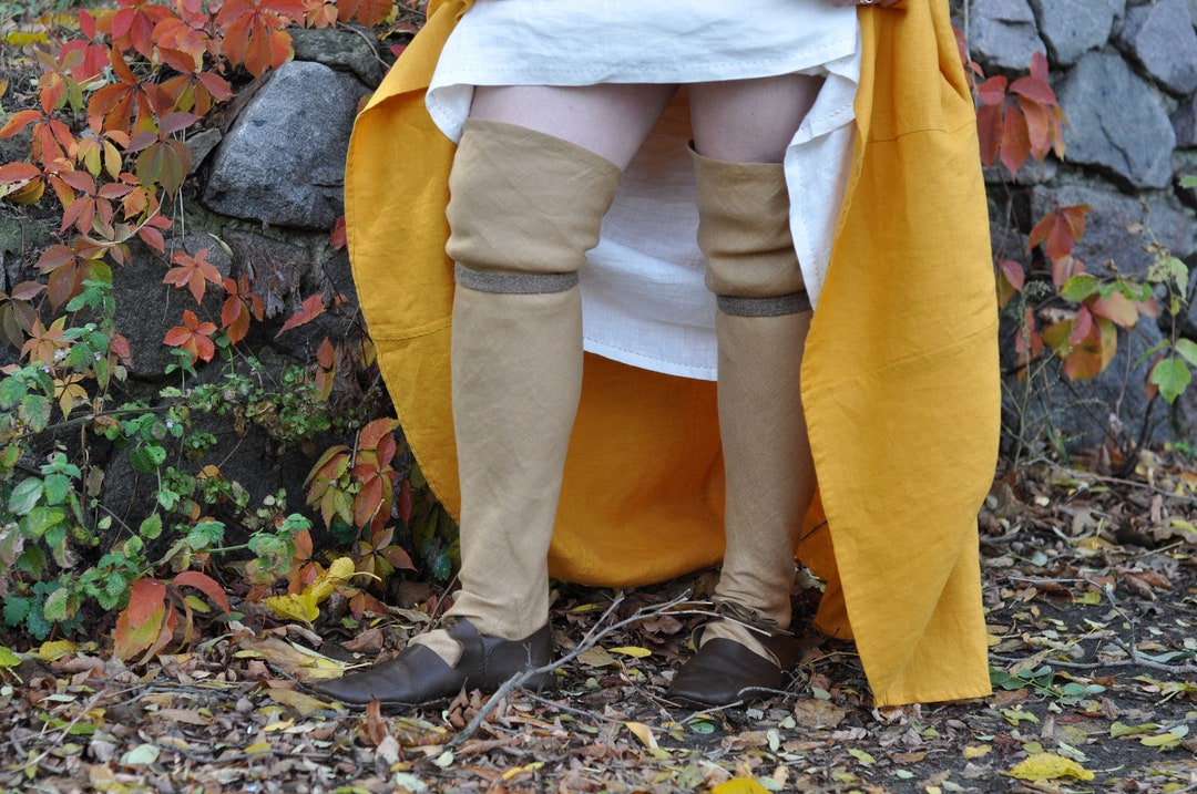 Medieval Hose, Linen Hose, Linen Chausses, Medieval Hosen, Reenactment ...