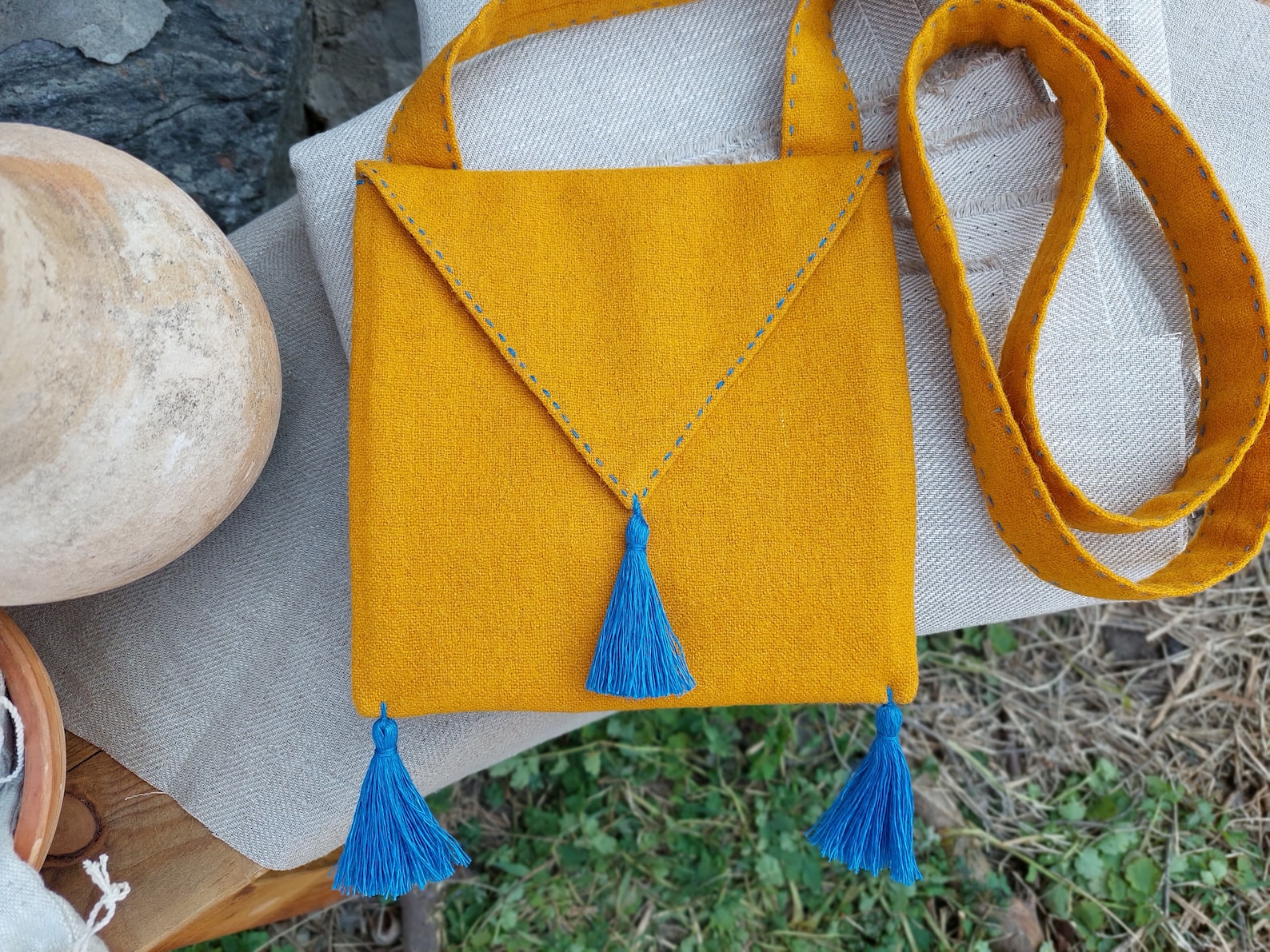 Medieval Bag Medieval Pilgrim Bag Pilgertasche 15th Century - Etsy