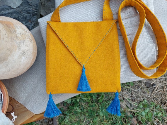 Medieval Bag Medieval Pilgrim Bag Pilgertasche 15th Century - Etsy