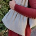 Medieval Shoulder Sack Medieval Linen Bag Historical Bag or - Etsy