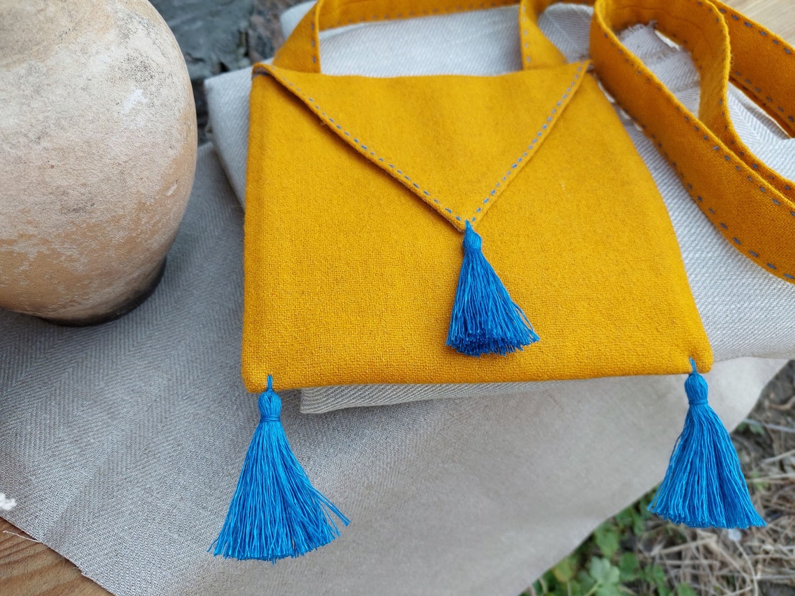 Medieval Bag Medieval Pilgrim Bag Pilgertasche 15th Century - Etsy