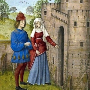 Medieval Linen Wimple and Veil, 13th - 15th Centure Wimple, Medieval ...