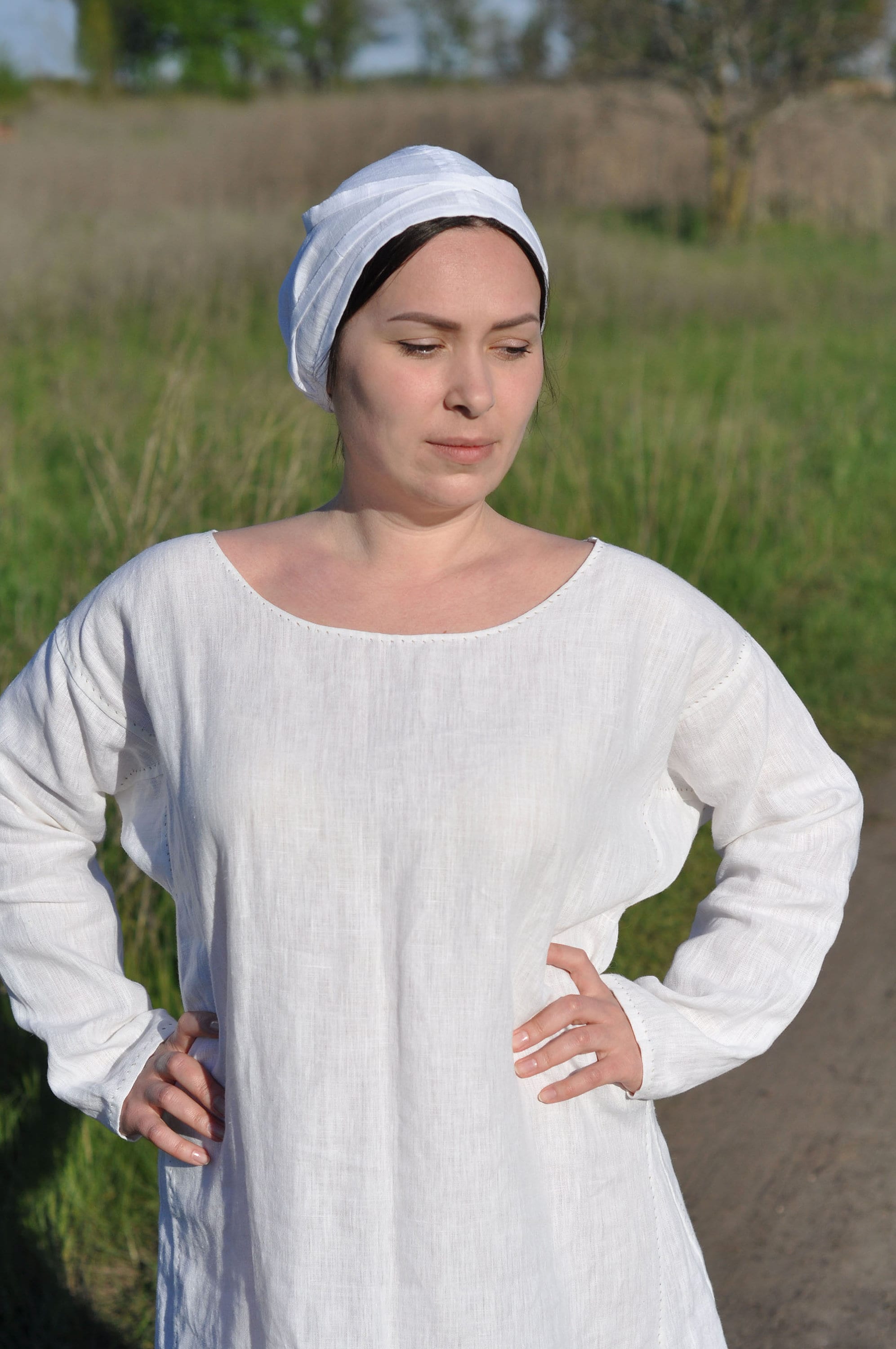 Women's Linen St. Birgittas Cap or Coif for 13th 15th - Etsy UK