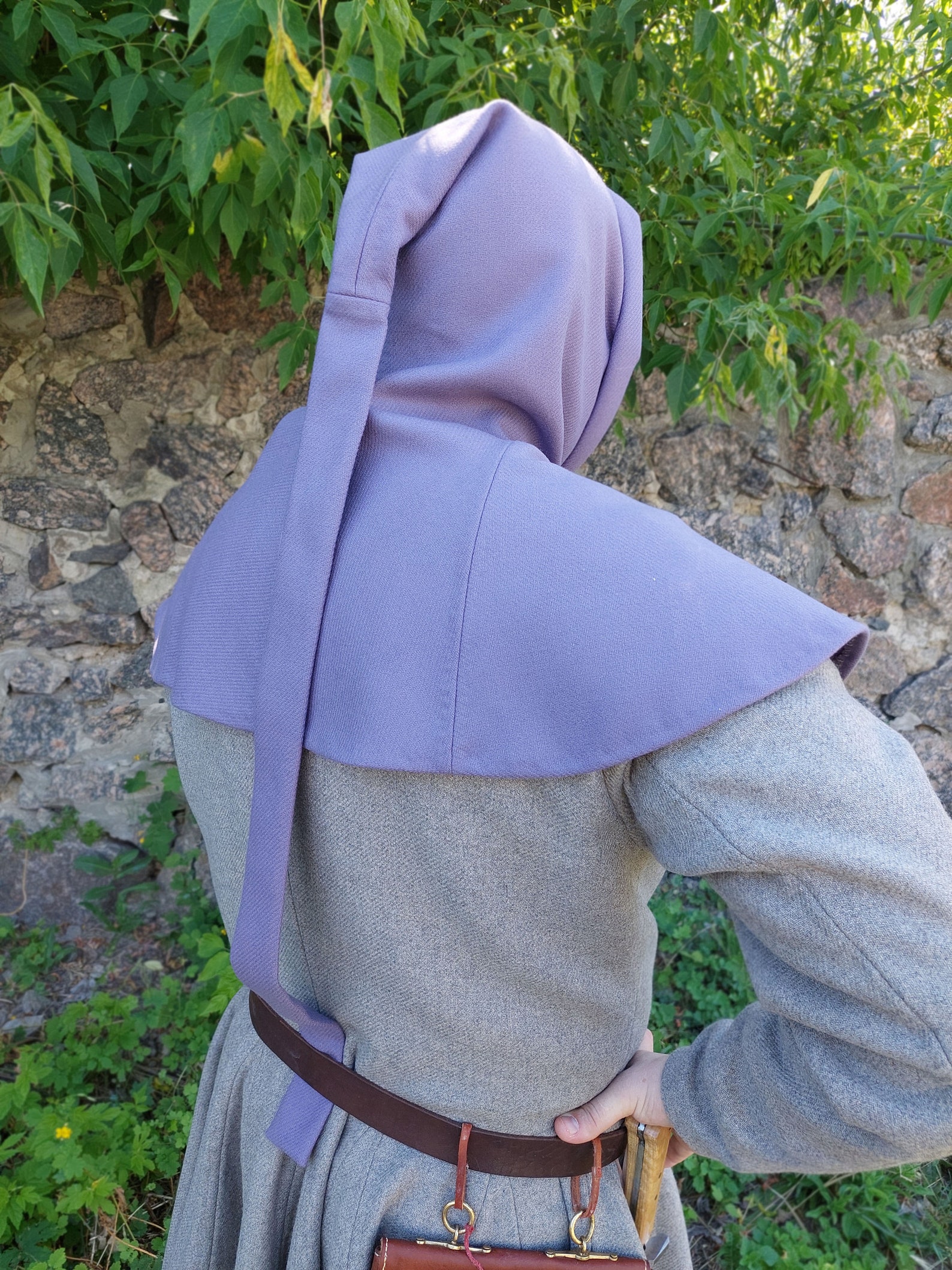 Medieval Chaperon Medieval Hood 14th Century Hat Medieval - Etsy