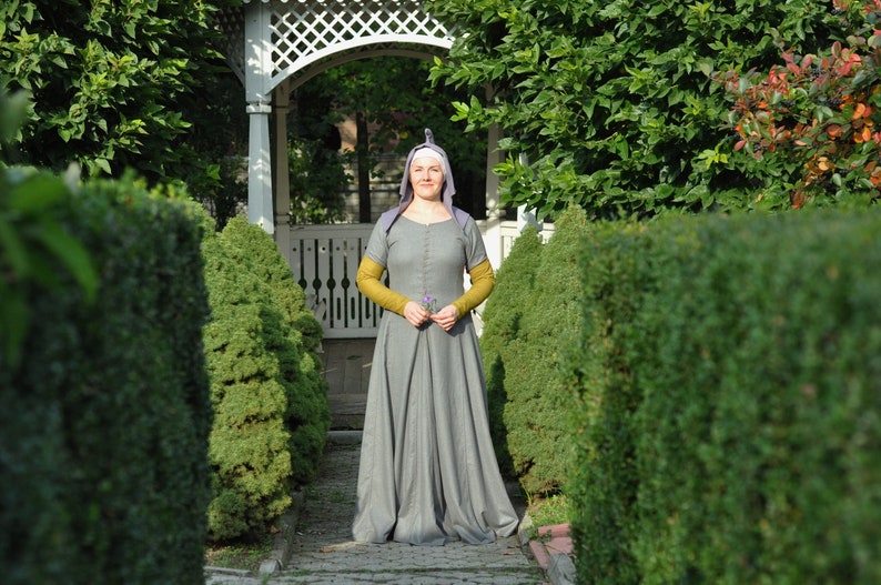 Medieval Kirtle Medieval Dress Frontlaced Kirtle 15th - Etsy