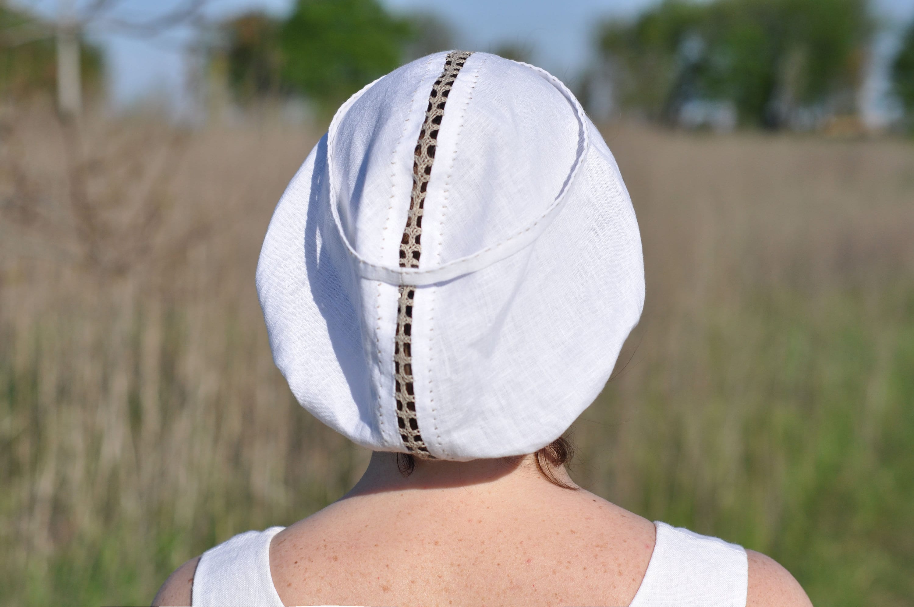 Women's linen St. Birgittas cap or coif for 13th 15th | Etsy