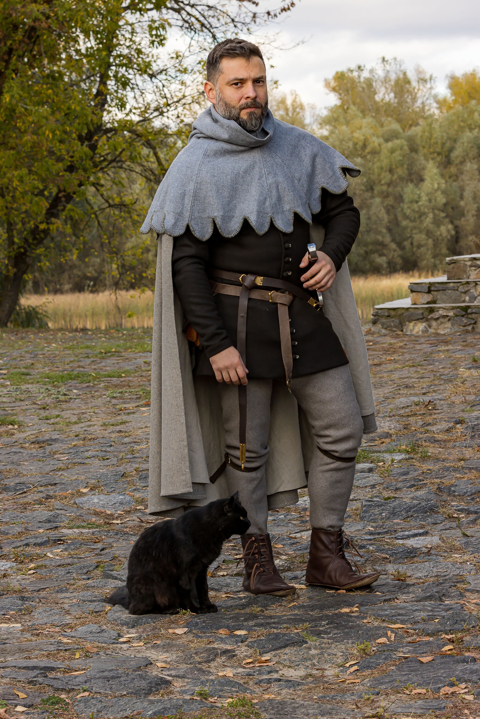 Medieval Woolen Chaperone 13th 15th Century Chaperon Hood | Etsy