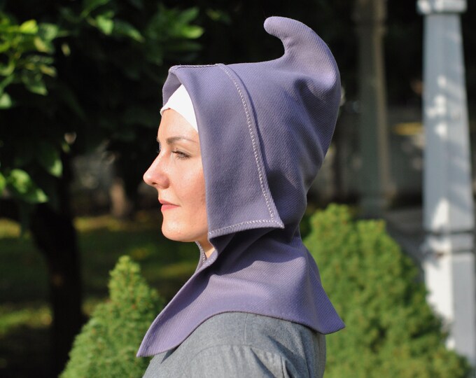 Medieval Headwear, Wool Chaperon XV Century, Medieval Cap Men, Midevil ...