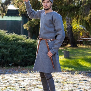 Medieval Woolen Tunic, Under Armour Tunic, Bocksten Tunic, Viking Tunic ...