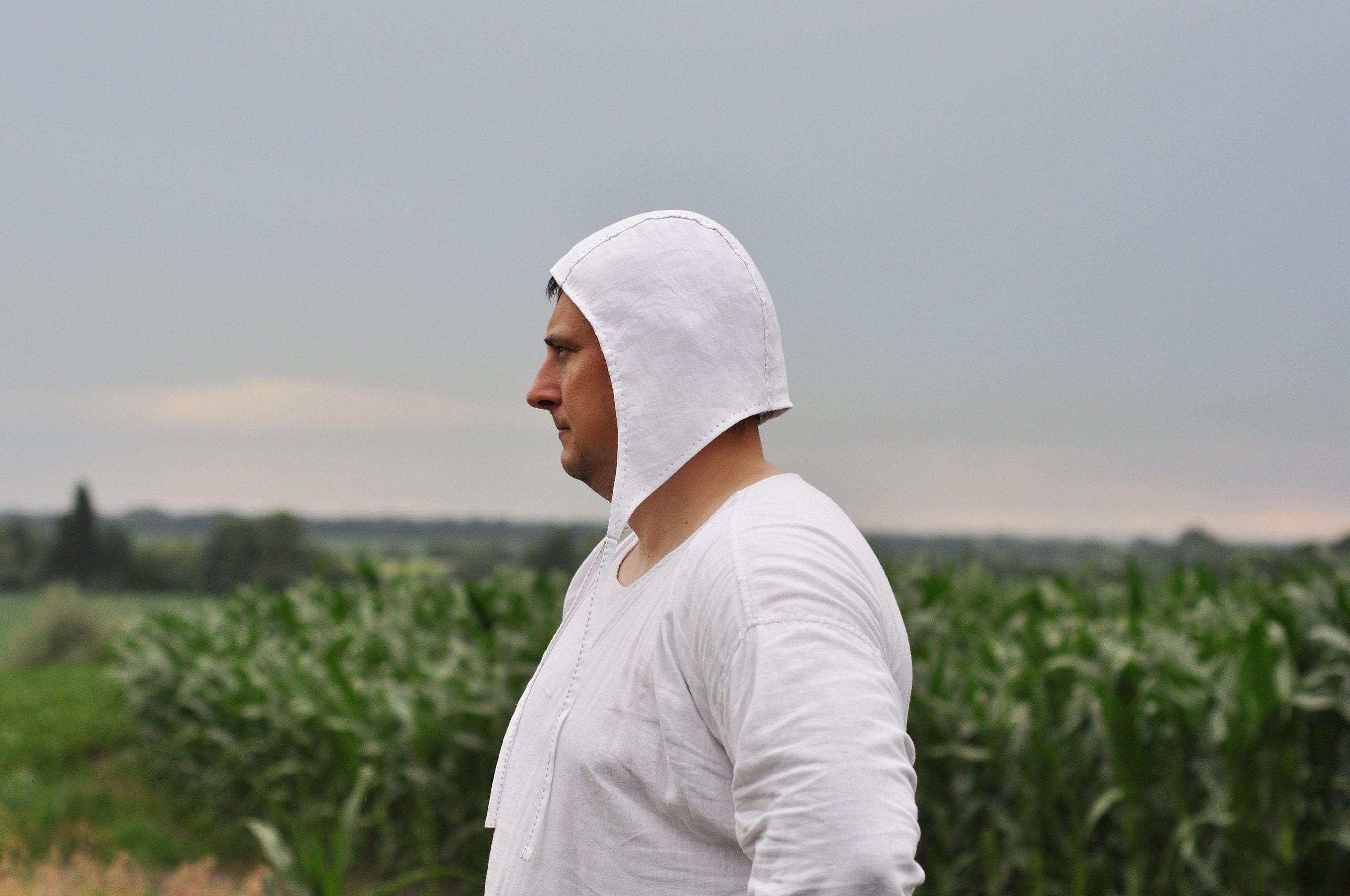 Medieval Linen Coif or Cap Medieval Knight Hat Middle-aged - Etsy UK