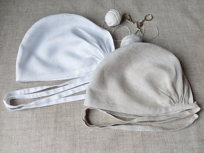 Women's Linen St. Birgittas Cap or Coif for 13th - 15th Century ...