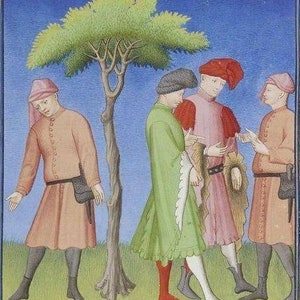 Medieval Chaperon, Medieval Woolen Chaperone, Medieval Hood, Medieval ...