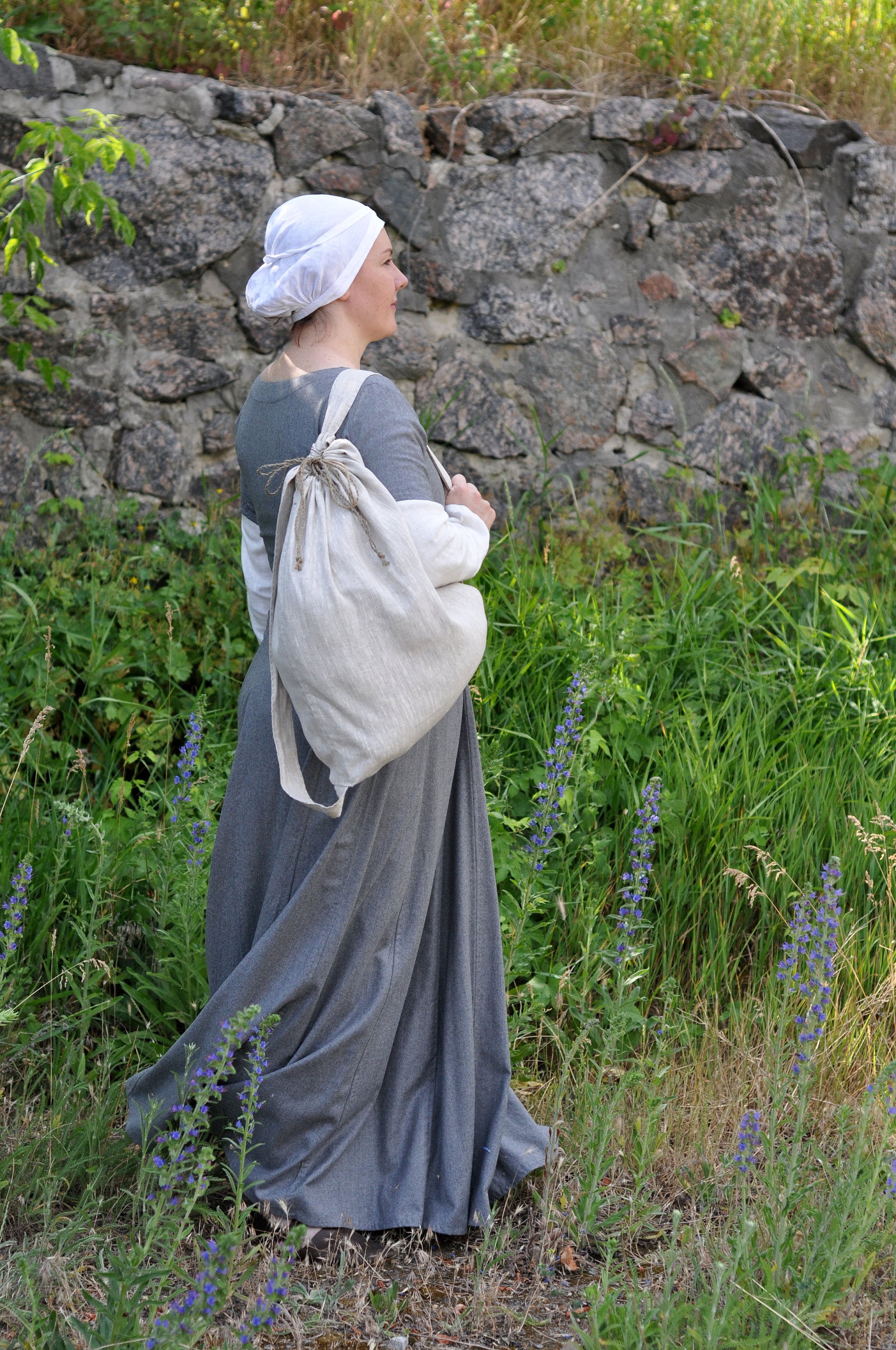 Linen Medieval Backpack: Historical Viking Haversack, Medieval Bag ...