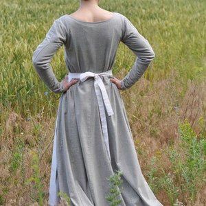 Medieval Smocked Apron, 13th - 15th Century Apron, Linen Apron ...