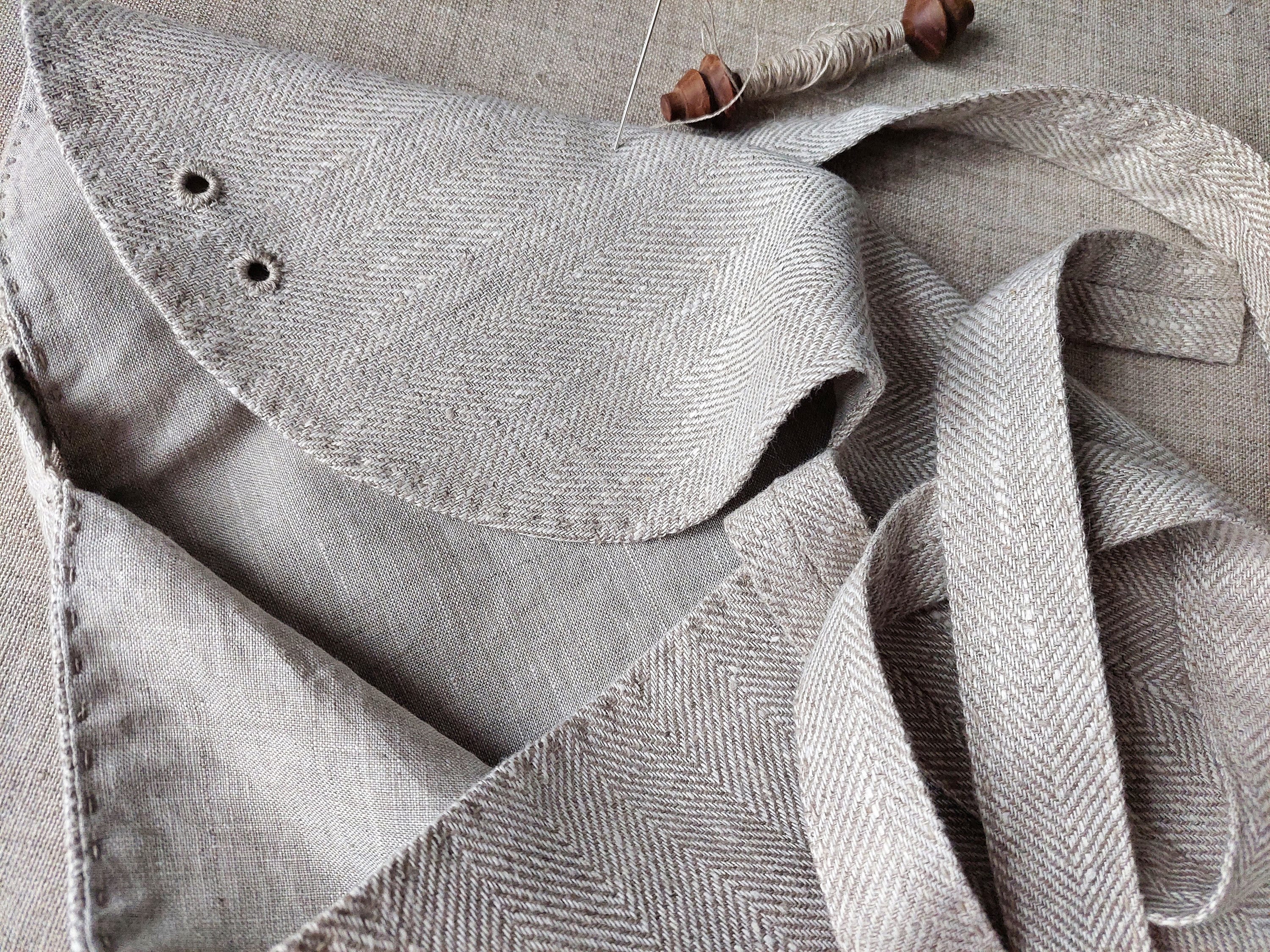 Medieval Linen Bag Pilgrim's Shoulder Bag Crossbody Bag - Etsy